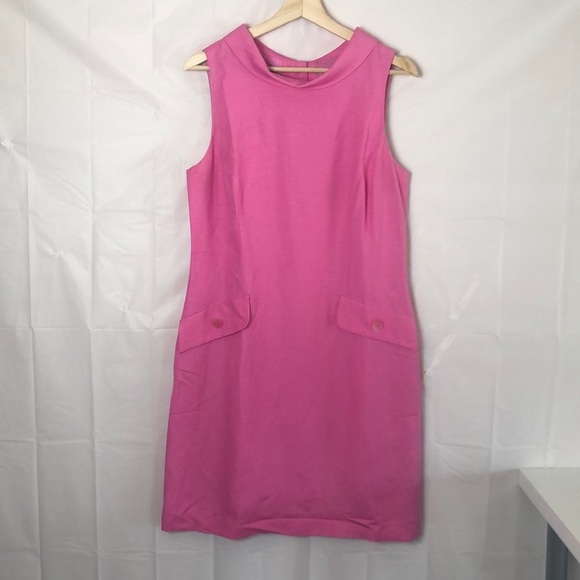 Donna Morgan | Dresses | Donna Morgan Pink Linen Blend Dress | Poshmark